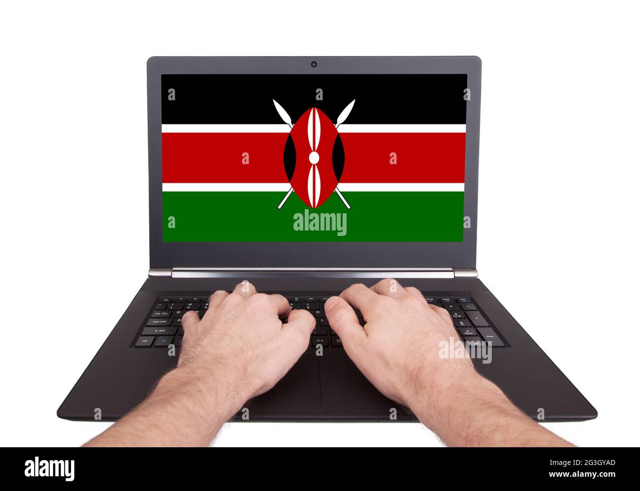 Kenyan People With Kenya Flag High Resolution Stock Photography and ...