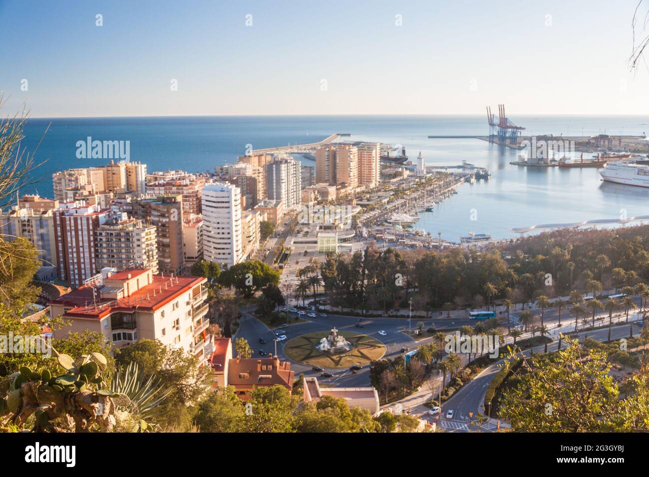 Building port malaga hi-res stock photography and images - Alamy