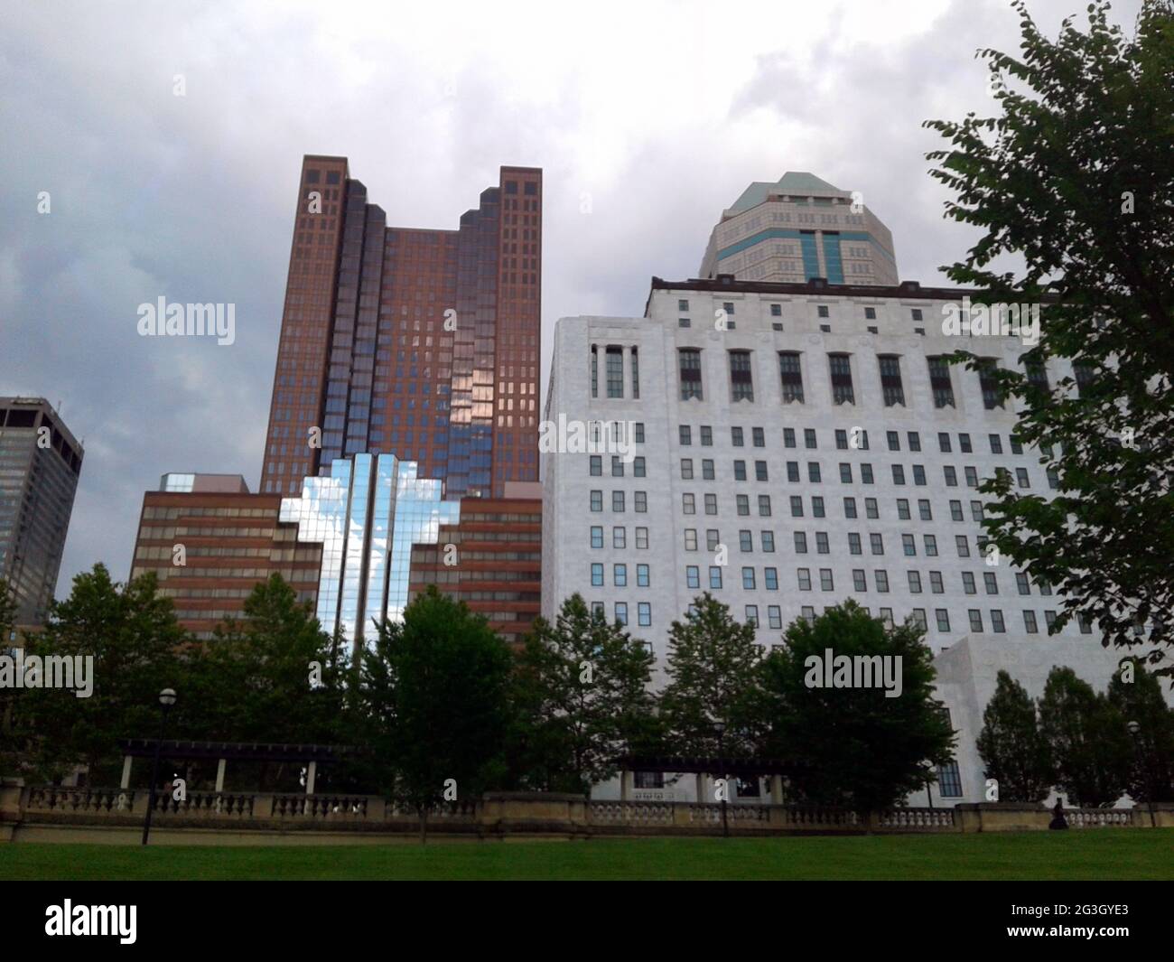 Downtown Columbus, Ohio the Capital of the state Stock Photo - Alamy