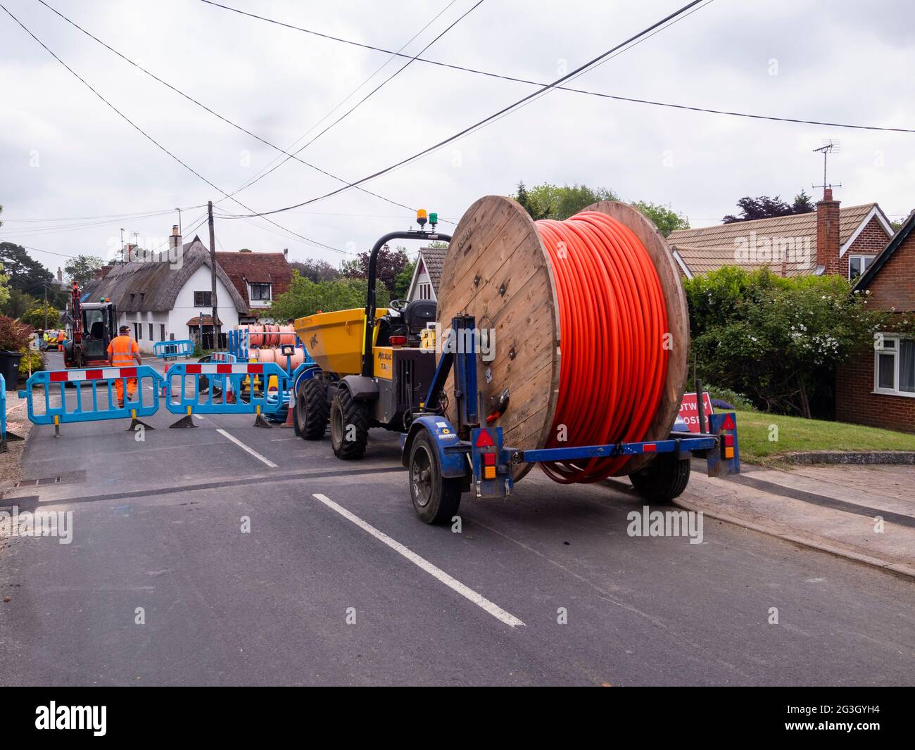 road closure and disruption caused by the installation of highspeed ...