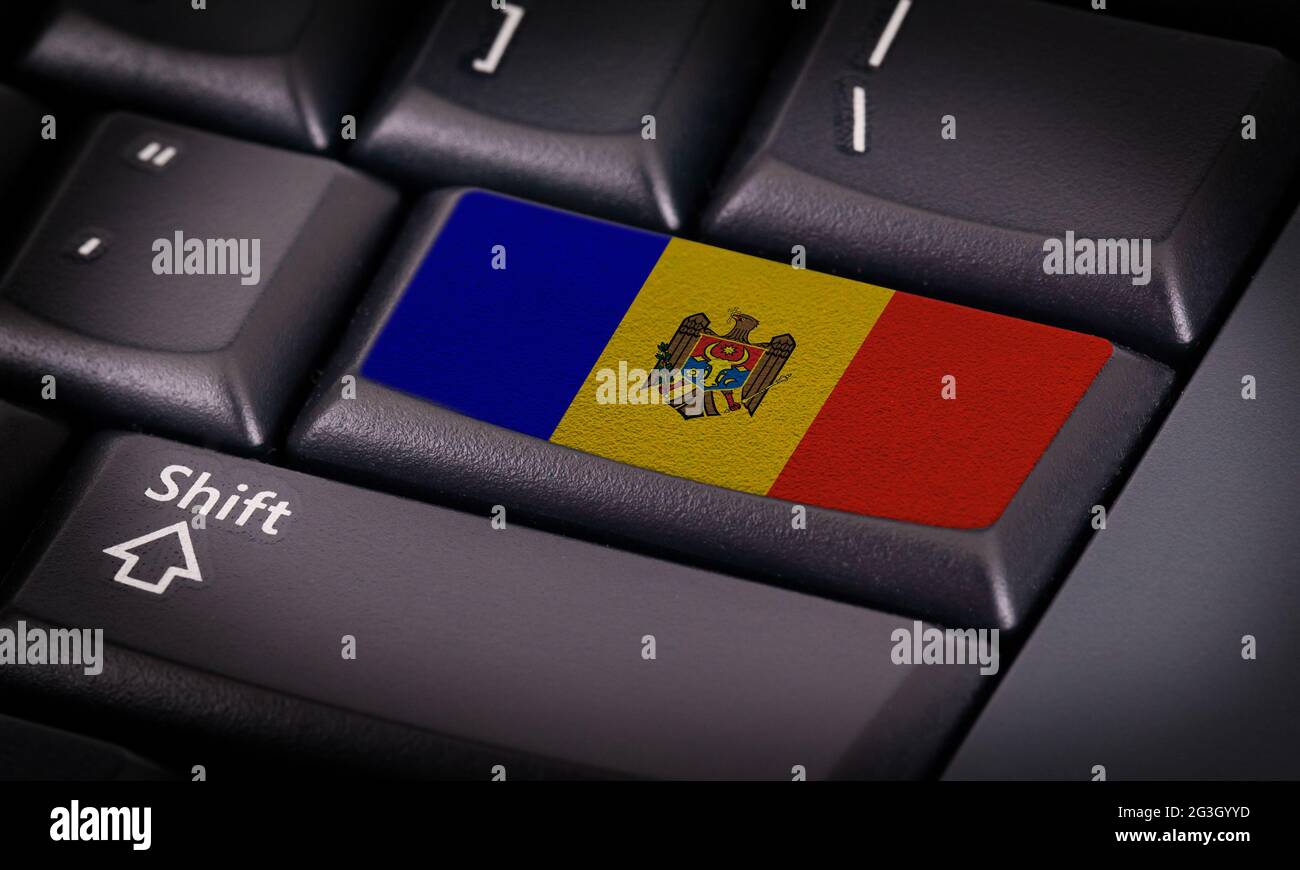 Flag on keyboard Stock Photo - Alamy