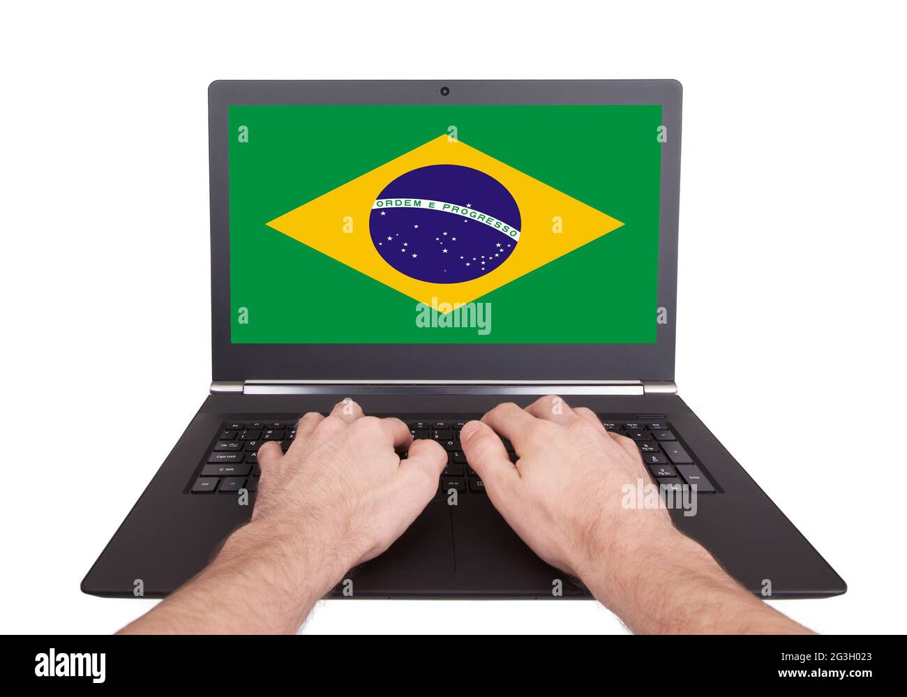 Brazil laptop hi-res stock photography and images - Alamy