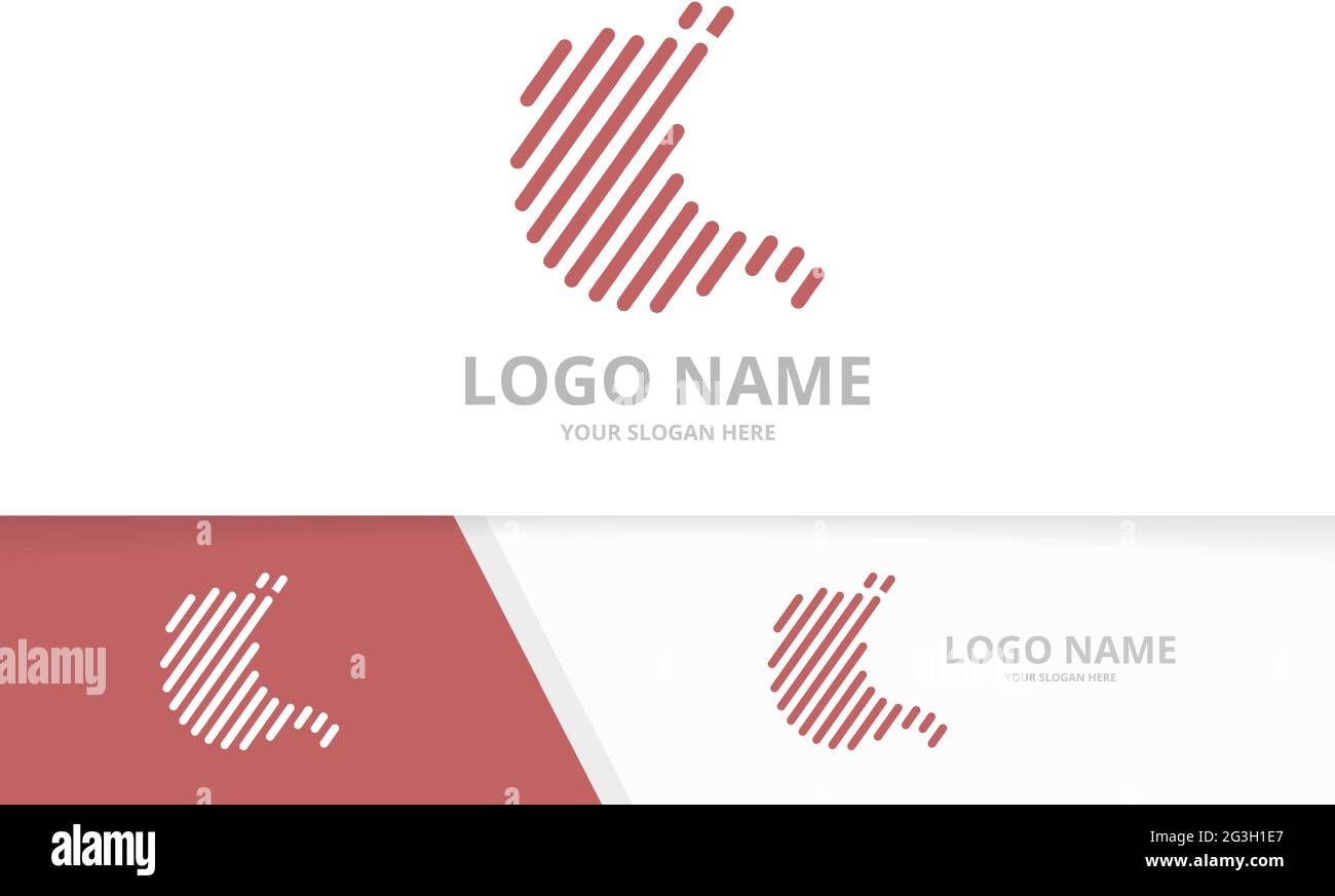 Stomach logo designs template. Human internal organ logotype design ...