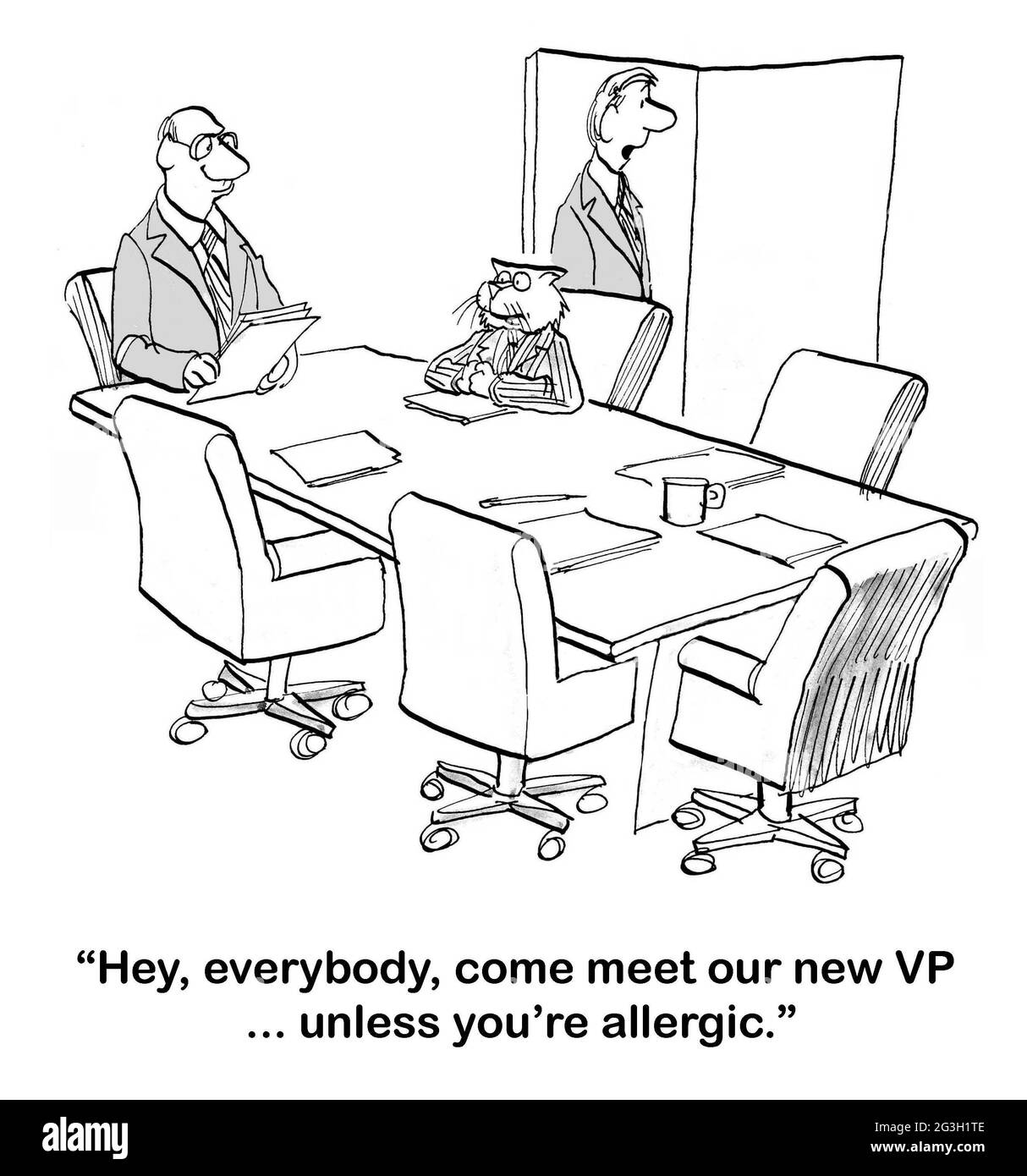 Funny Office Meeting Cartoons