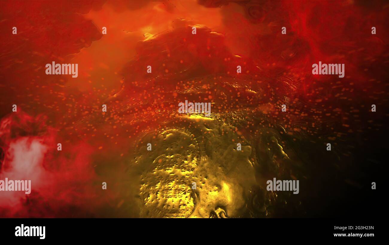 3d illustration - Apocalypse And Hell Concept Stock Photo - Alamy