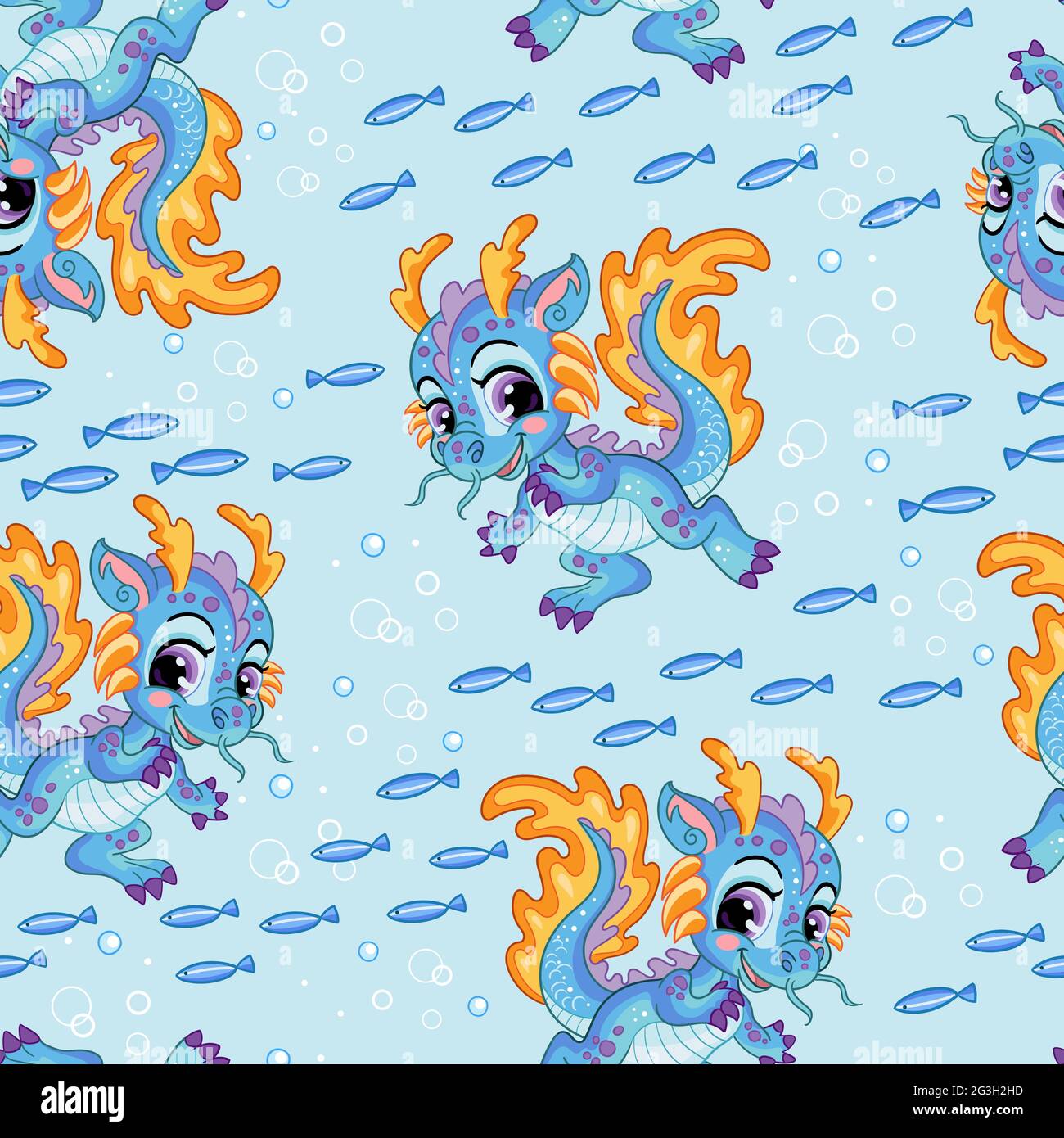 Dragon pattern seamless Stock Vector Images - Alamy