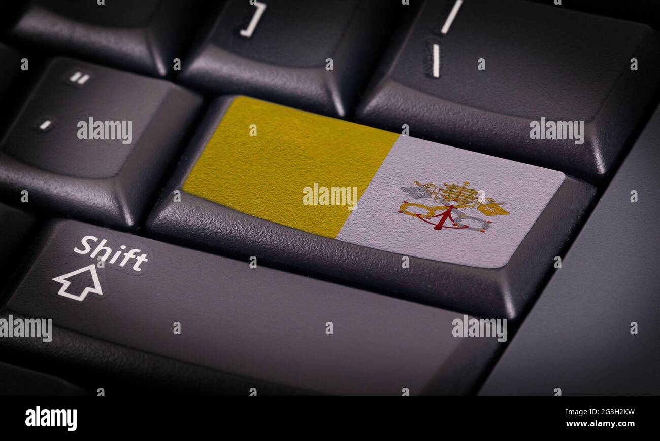 Flag on keyboard Stock Photo - Alamy
