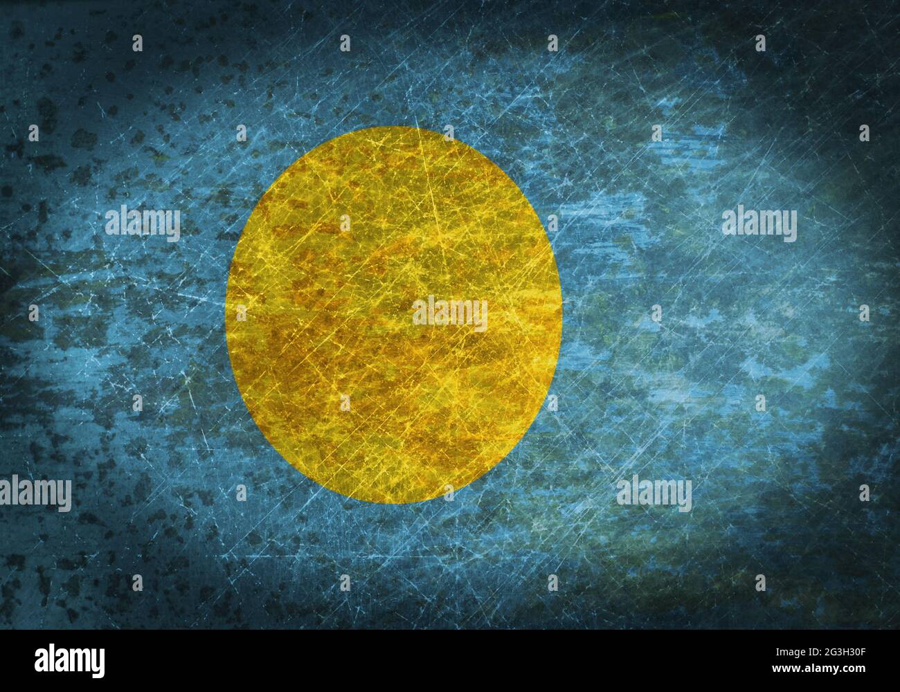 Old rusty metal sign with a flag Stock Photo - Alamy