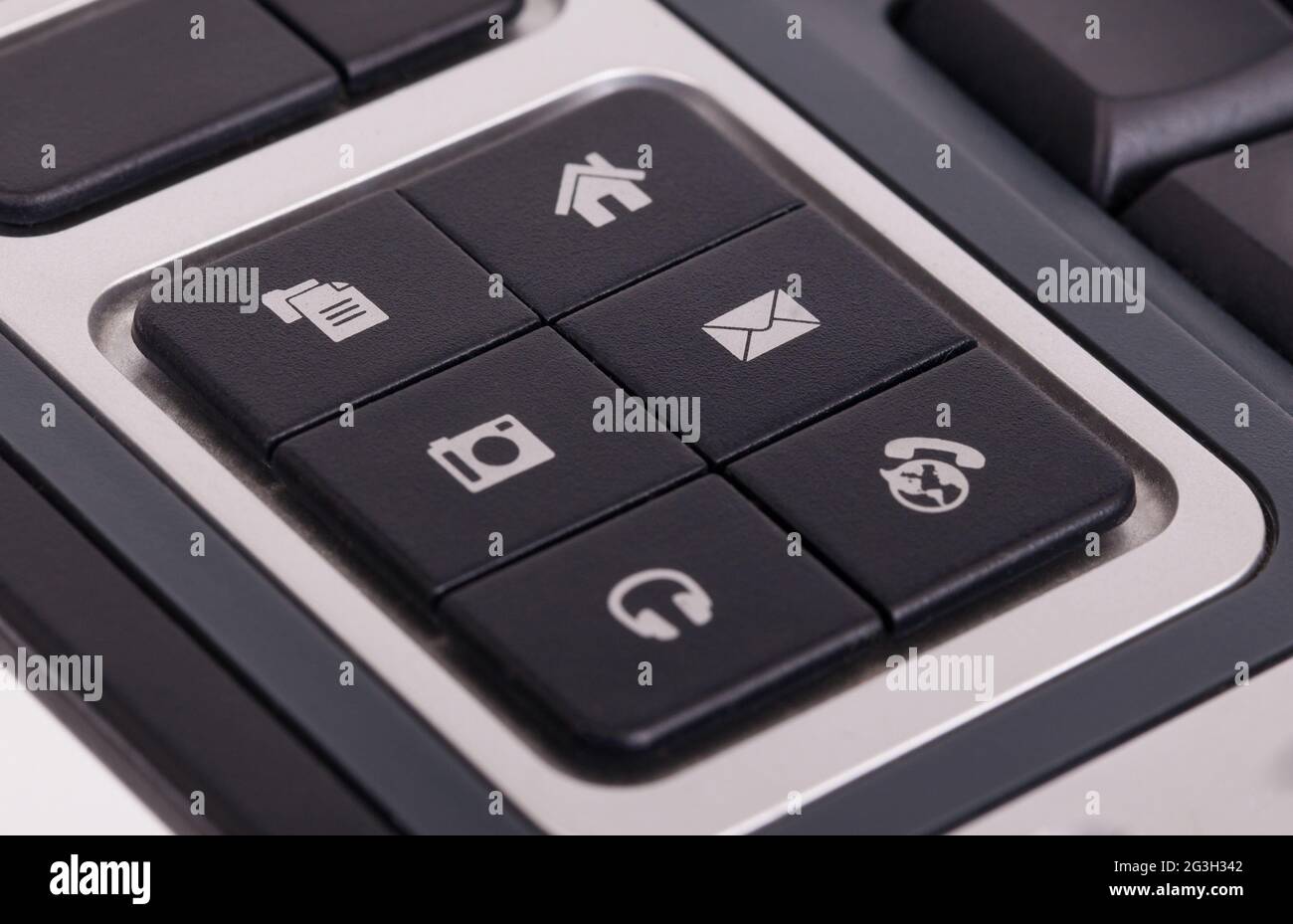 Keyboard of a computer and an envelope hi-res stock photography and ...