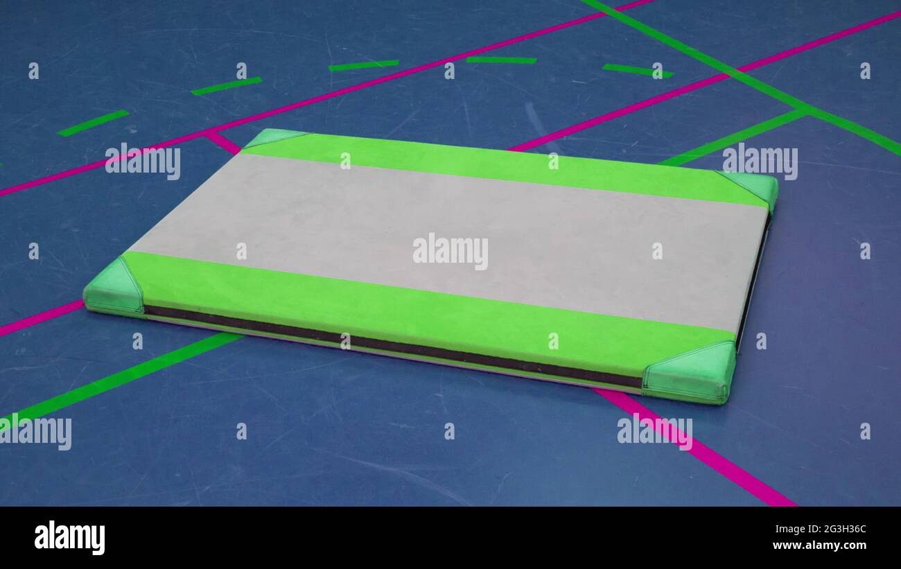 Very old mat on a court Stock Photo - Alamy