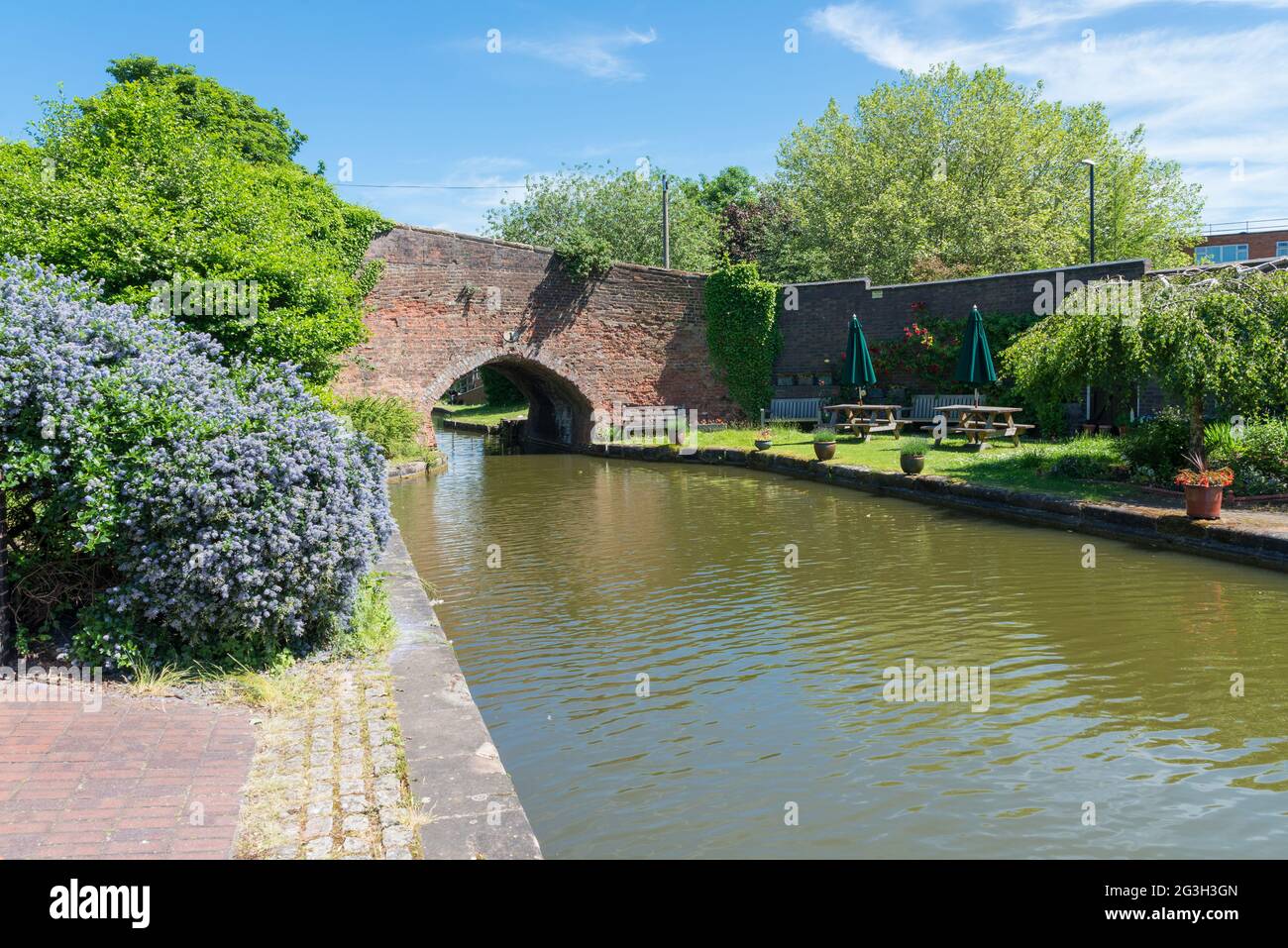 Coventry Canal Basin in the City of Coventry, West Midlands, UK Stock ...