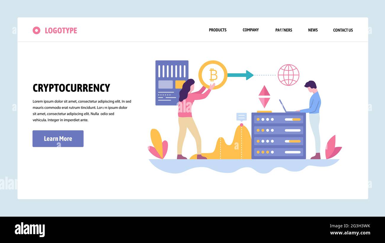 Ethereum security token website banner hi-res stock photography and images - Alamy