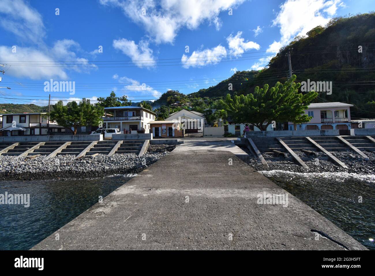 Barrouallie, St. Vincent and the Grenadines- January 5th, 2020: View ...