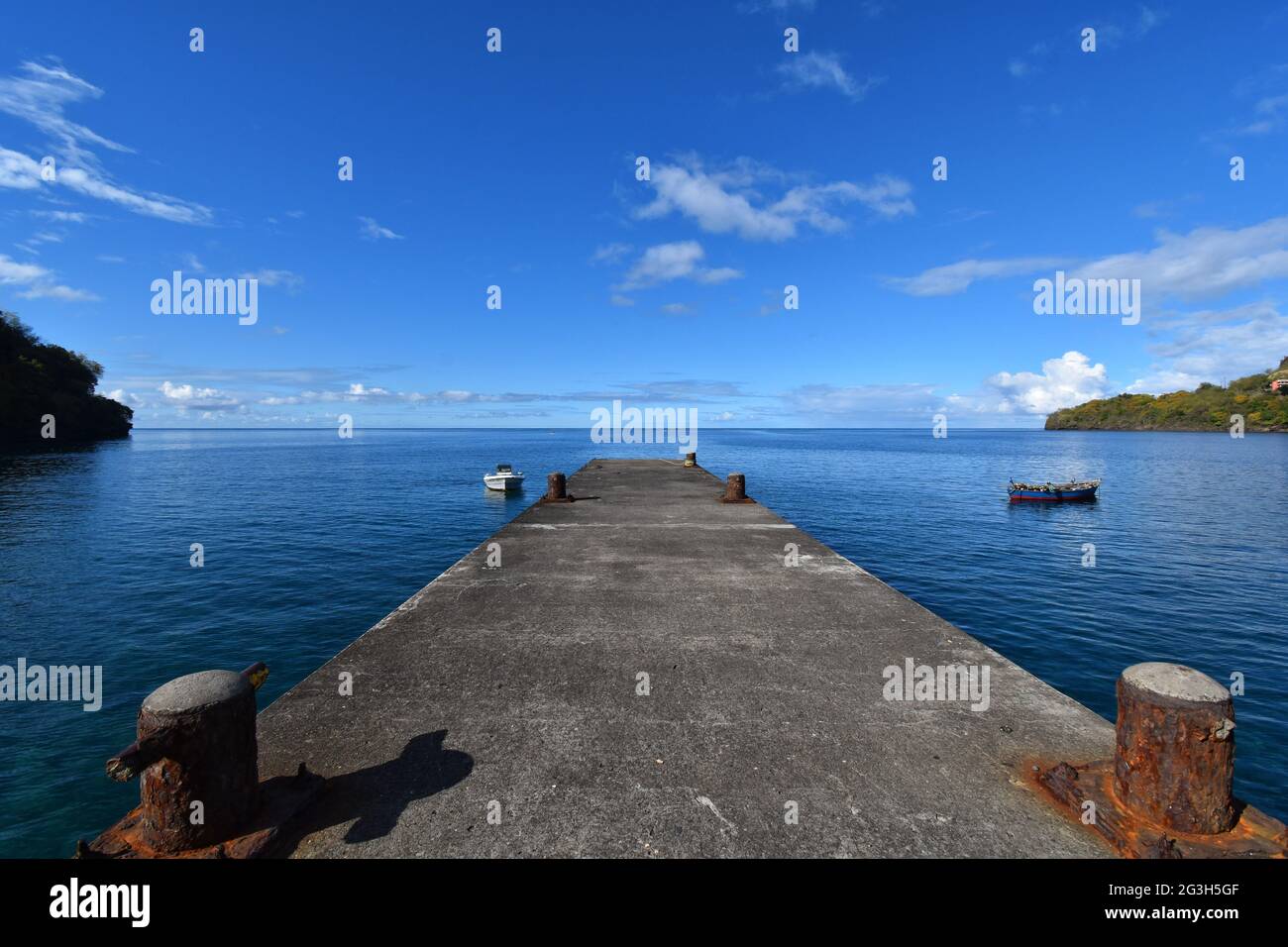 Barrouallie, St. Vincent and the Grenadines- January 5th, 2020: View ...