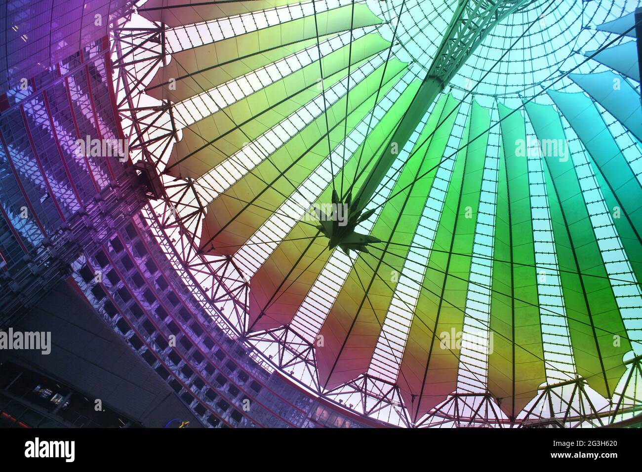 Roof structure of the sony center hi-res stock photography and images ...