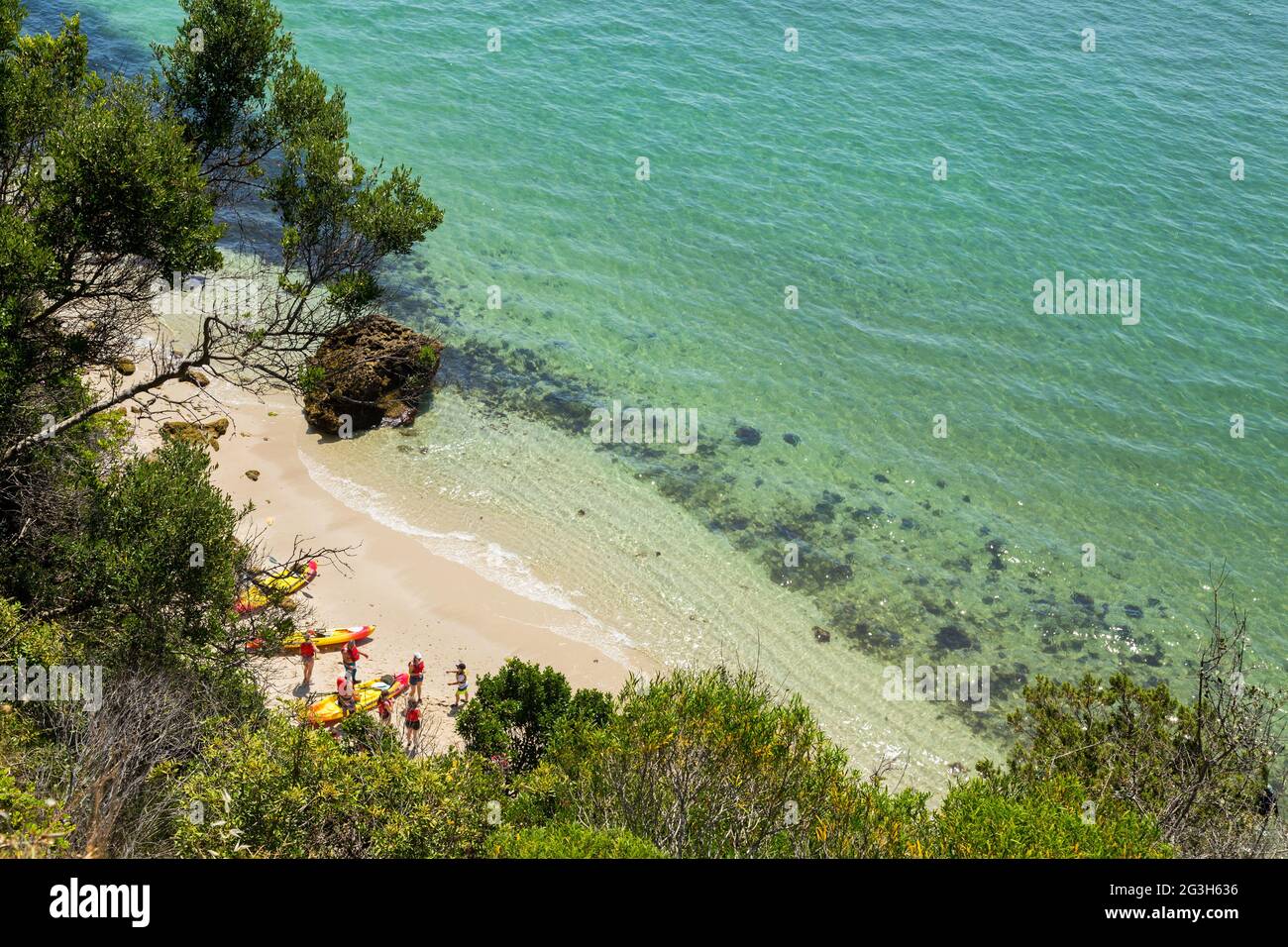 Beautiful landscape view of the National Park Arrabida in Setubal ...