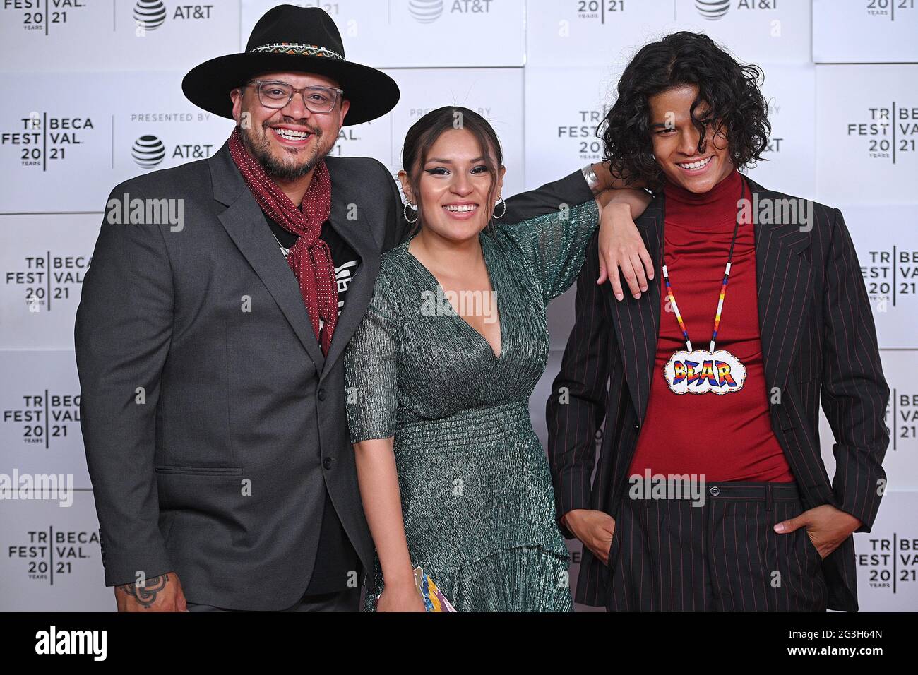 New York CITY - JUNE 15: (l-r) Writer and Director Sterlin Harjo ...
