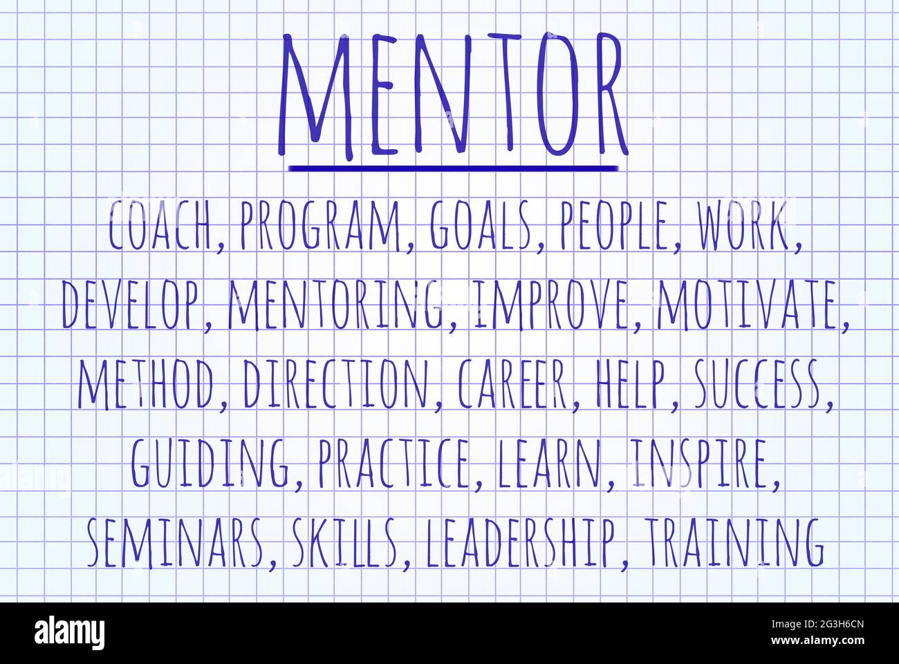 Teacher mentoring word cloud concept hi-res stock photography and images - Alamy