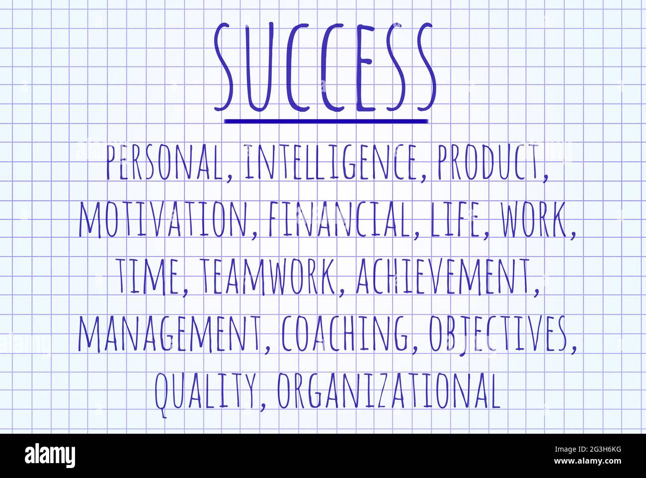 Success word cloud Stock Photo - Alamy