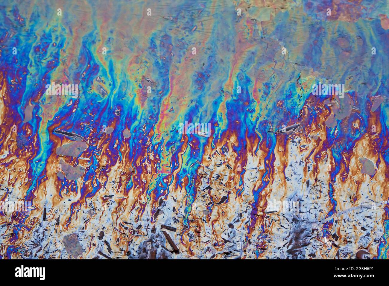 Oil Slick close up - abstract background Stock Photo - Alamy