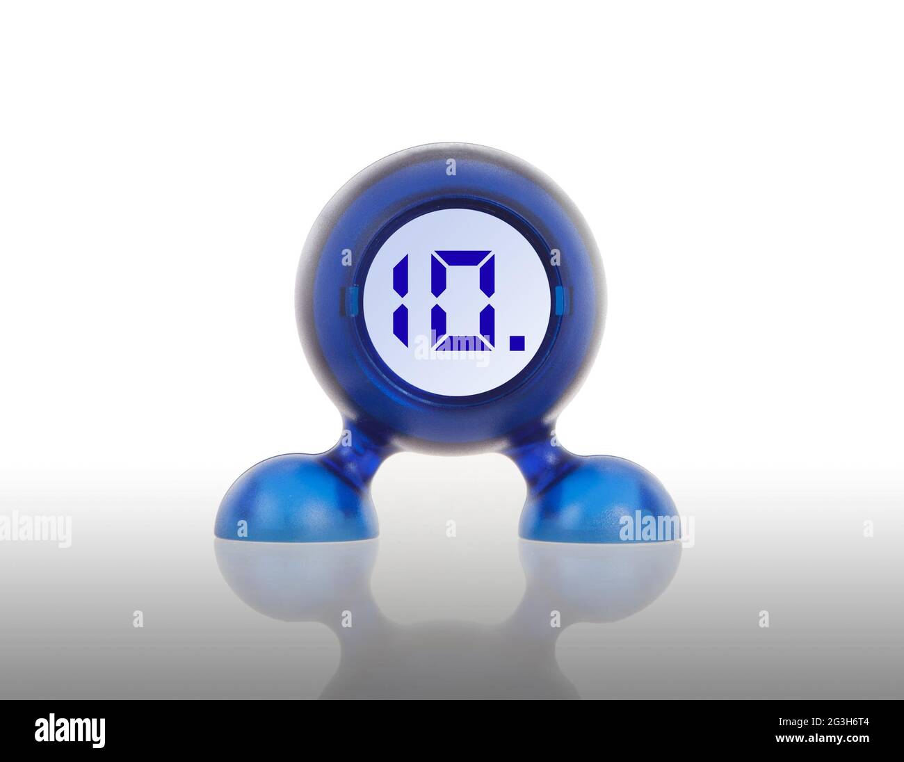 Blue digital number 10 hi-res stock photography and images - Alamy