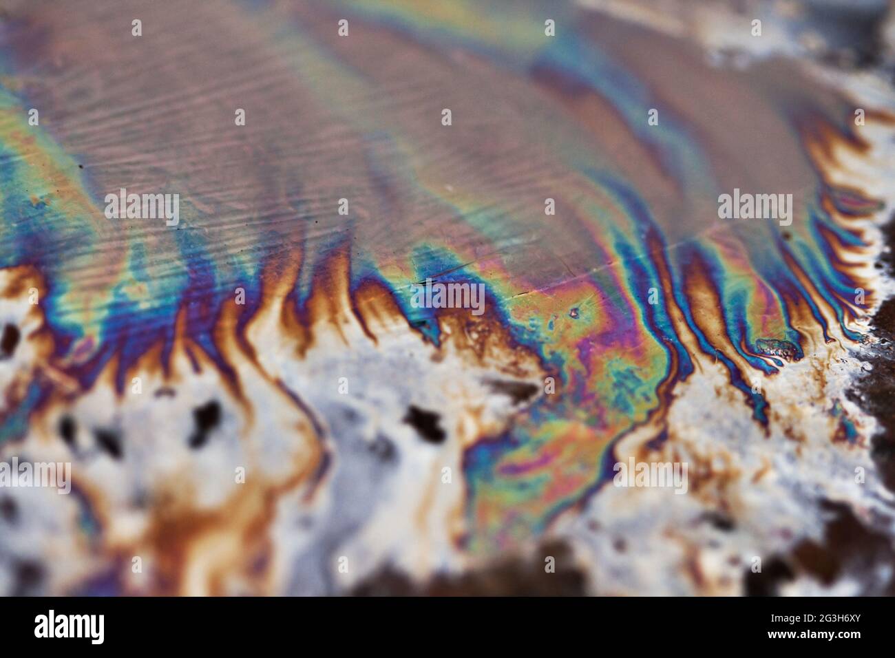 Oil Slick close up - abstract background Stock Photo - Alamy