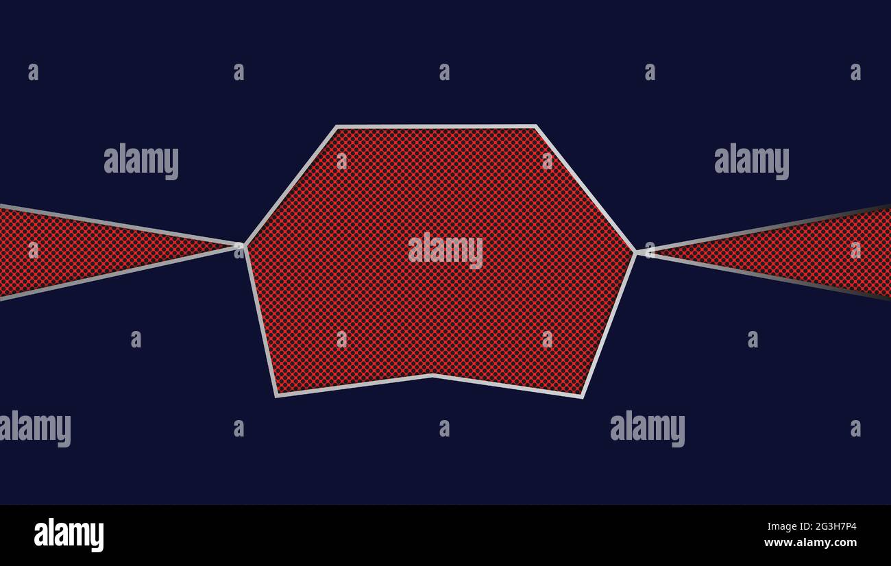 Red gradient blue box rectangle abstract background vector presentation ...