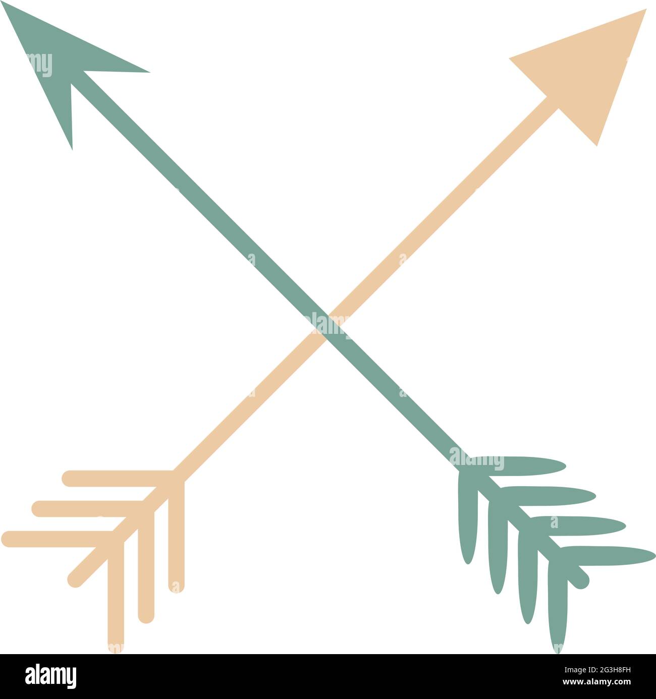 cross of arrows Stock Vector Image & Art - Alamy