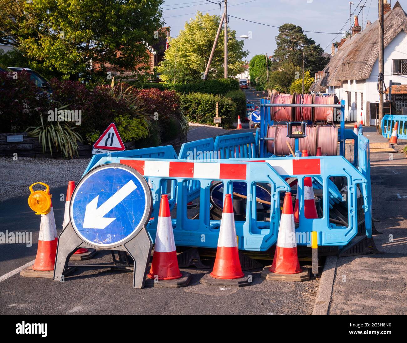road closure and disruption caused by the installation of highspeed ...