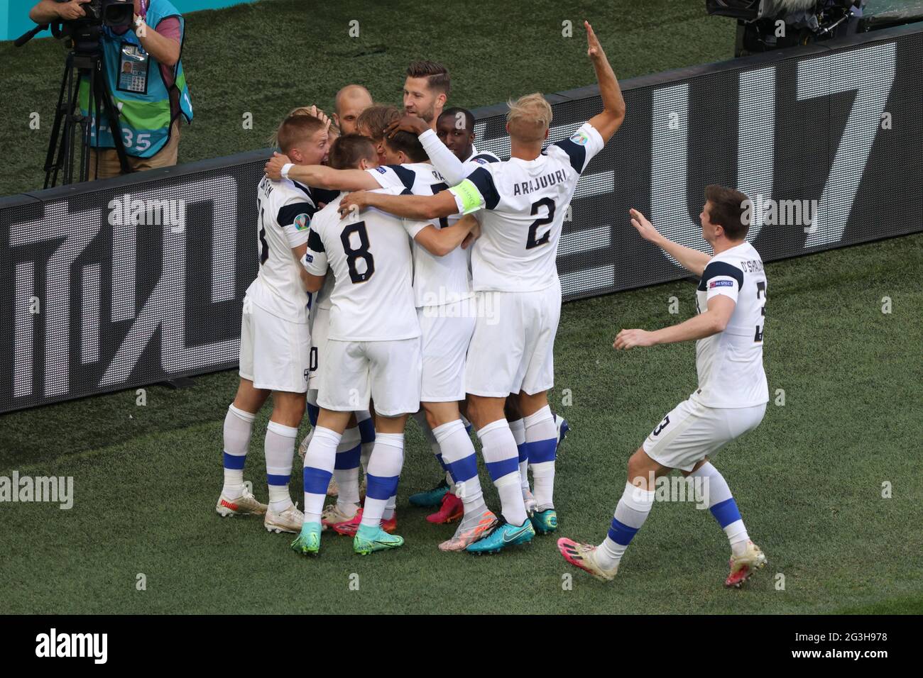 Saint Petersburg, Russia - 16 June 2021: Football. European Football ...
