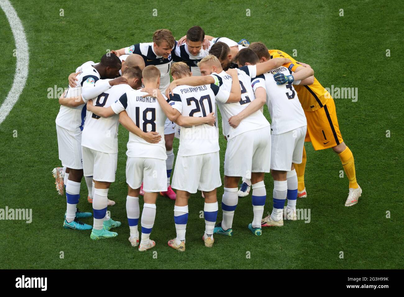 Saint Petersburg, Russia - 16 June 2021: Football. European Football ...