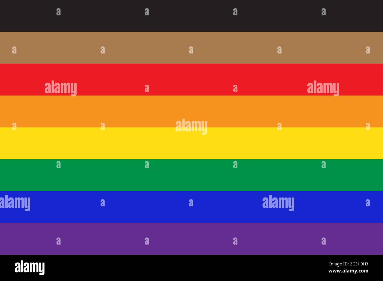 New pride flag LGBTQ background . Redesign including Black and Brown ... New pride flag LGBTQ background . Redesign including Black and Brown ...