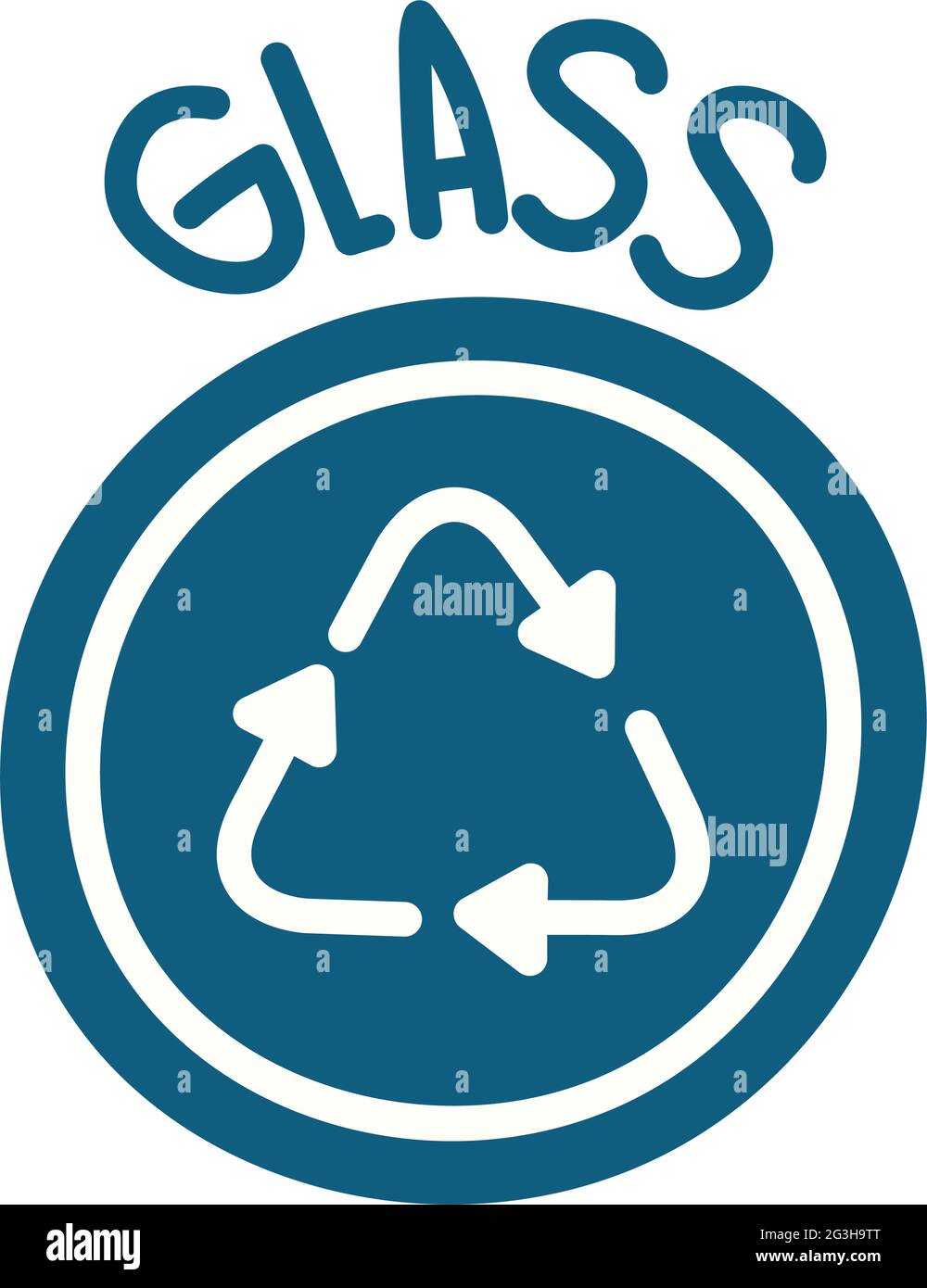 glass recycling symbol Stock Vector Image & Art - Alamy