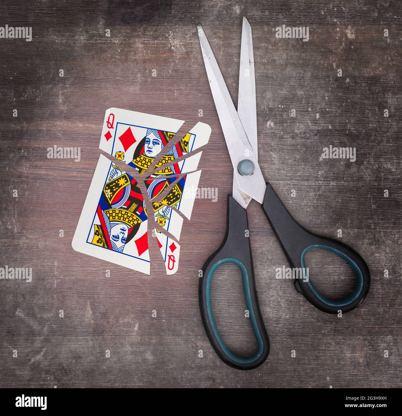 Empty playing card paper background hi-res stock photography and images ...