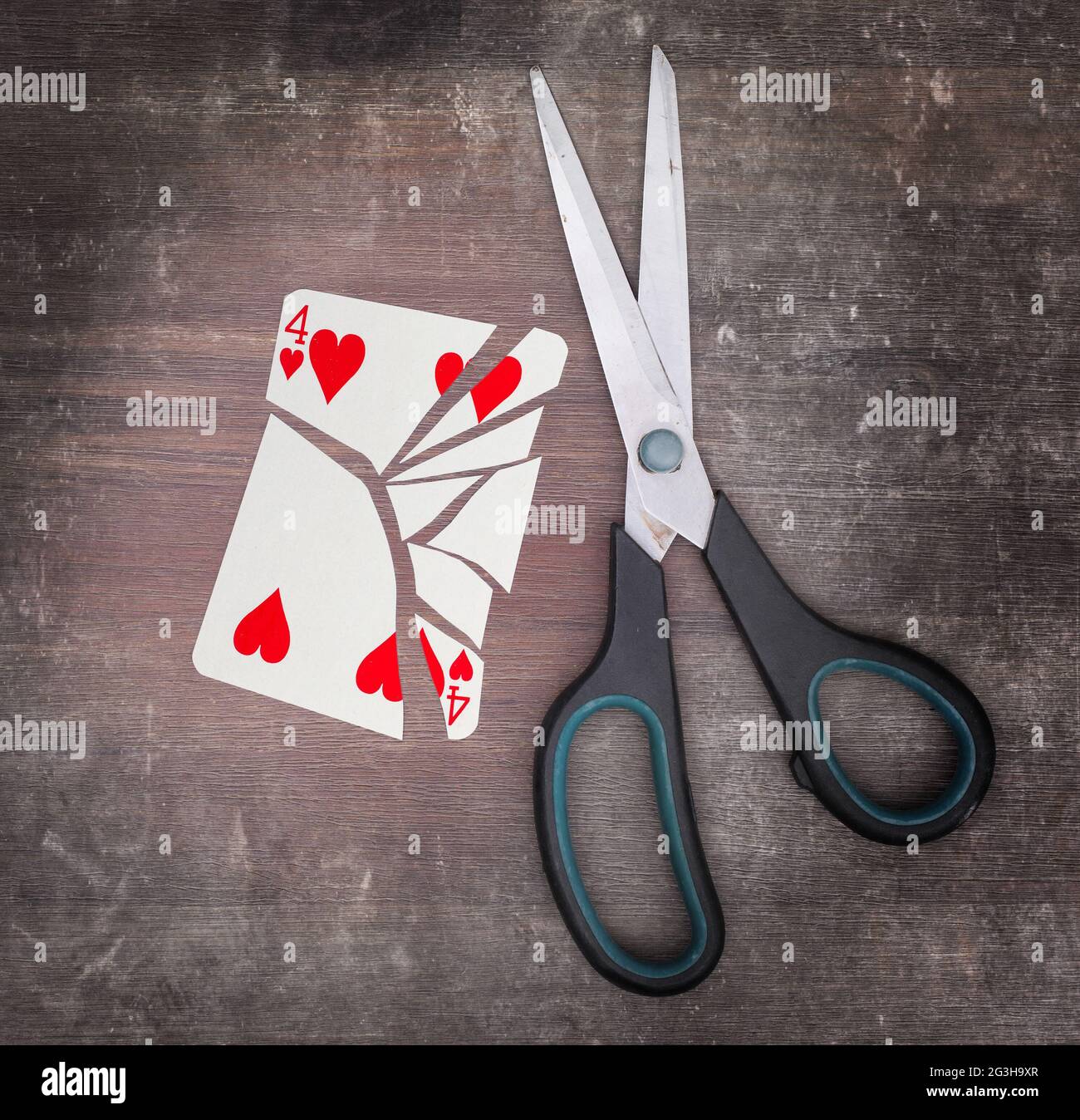 Empty playing card paper background hi-res stock photography and images ...