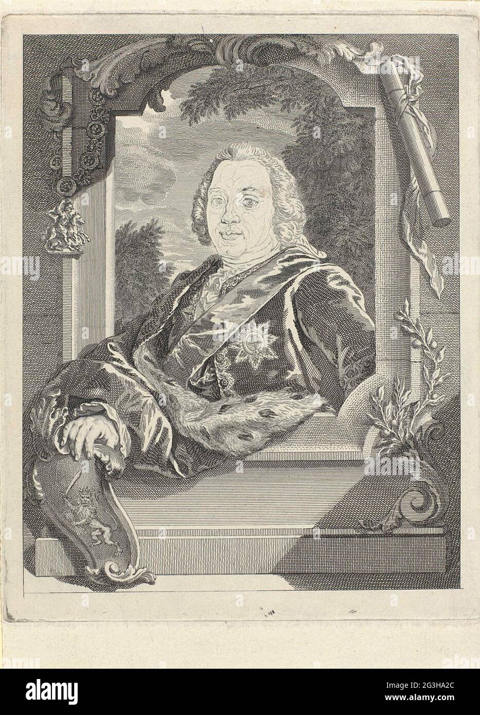 Portrait of Willem IV, Prince of Orange-Nassau. Portrait of Willem IV ...