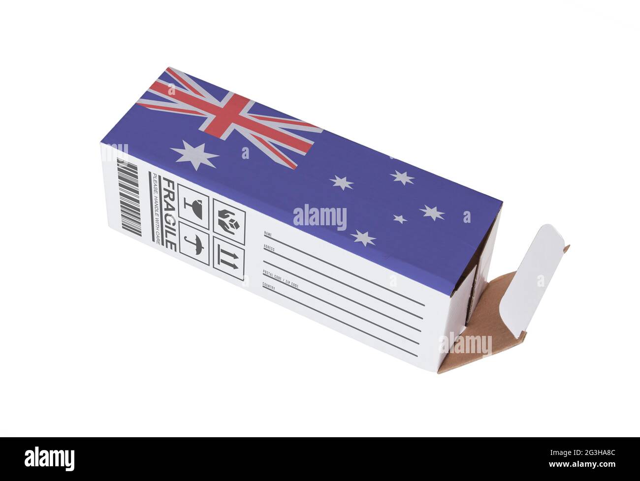 Concept of export - Product of Australia Stock Photo - Alamy