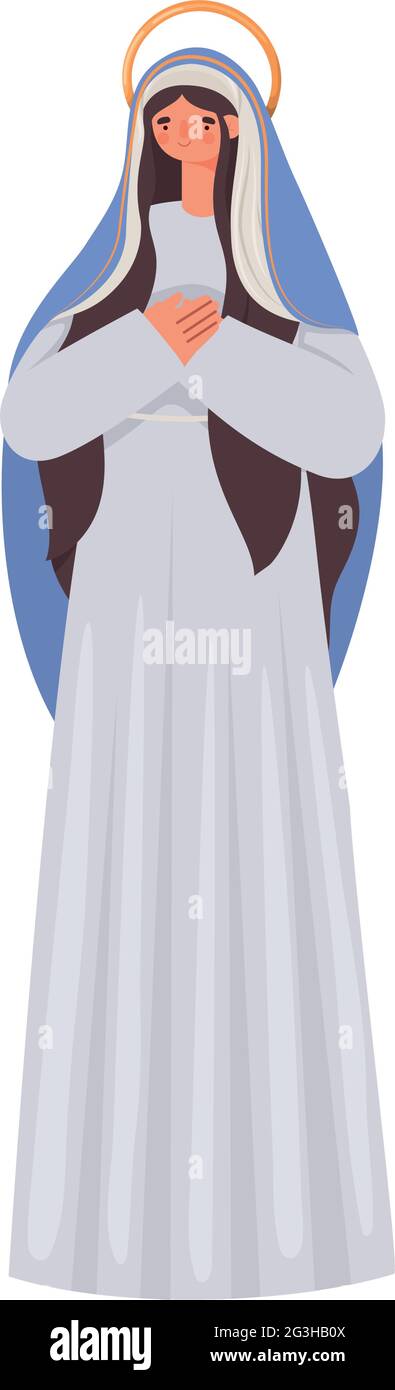 figure of saint mary Stock Vector Image & Art - Alamy