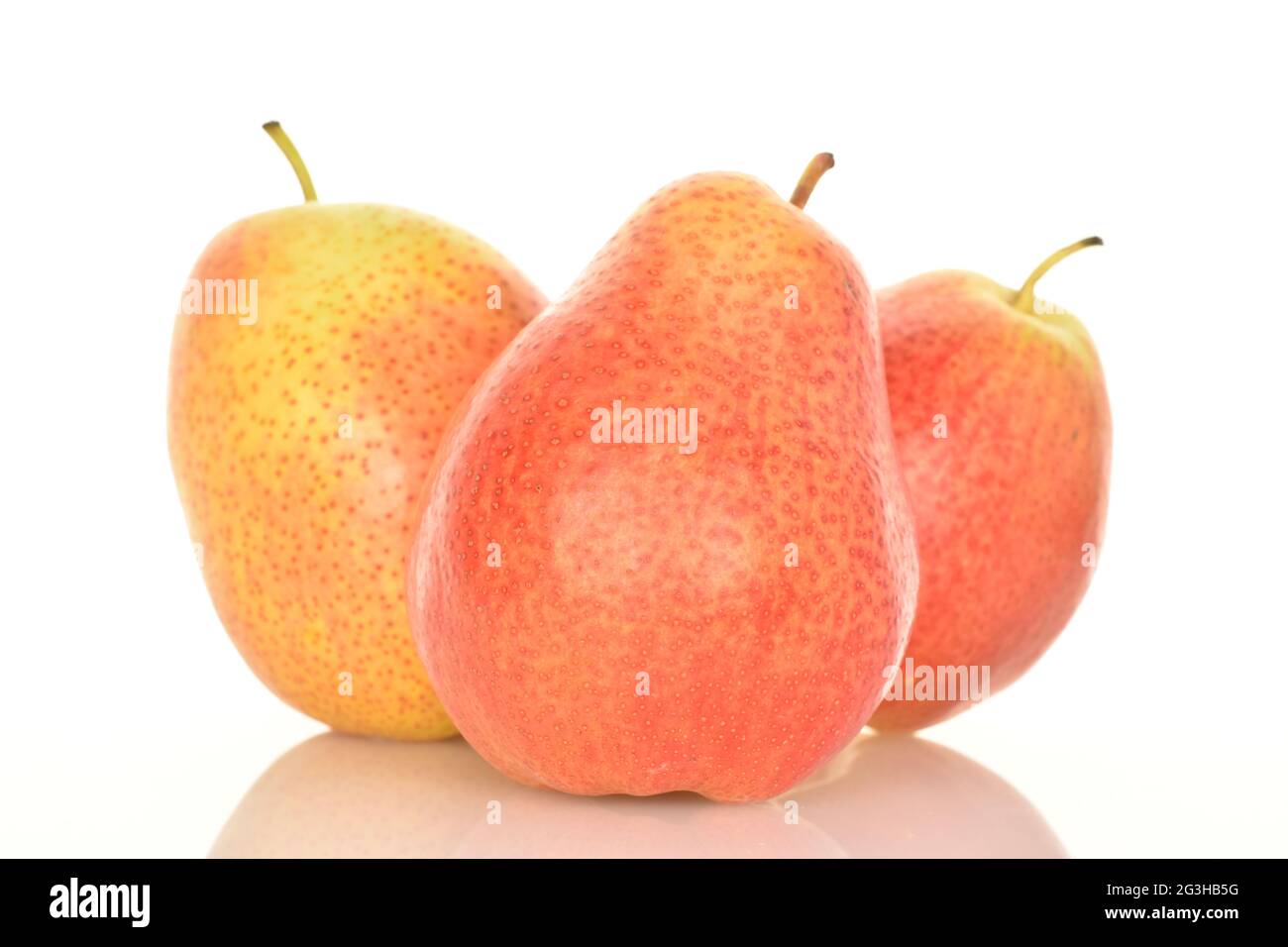 Fresh Red Williams Pears Whole High Resolution Stock Photography and ...