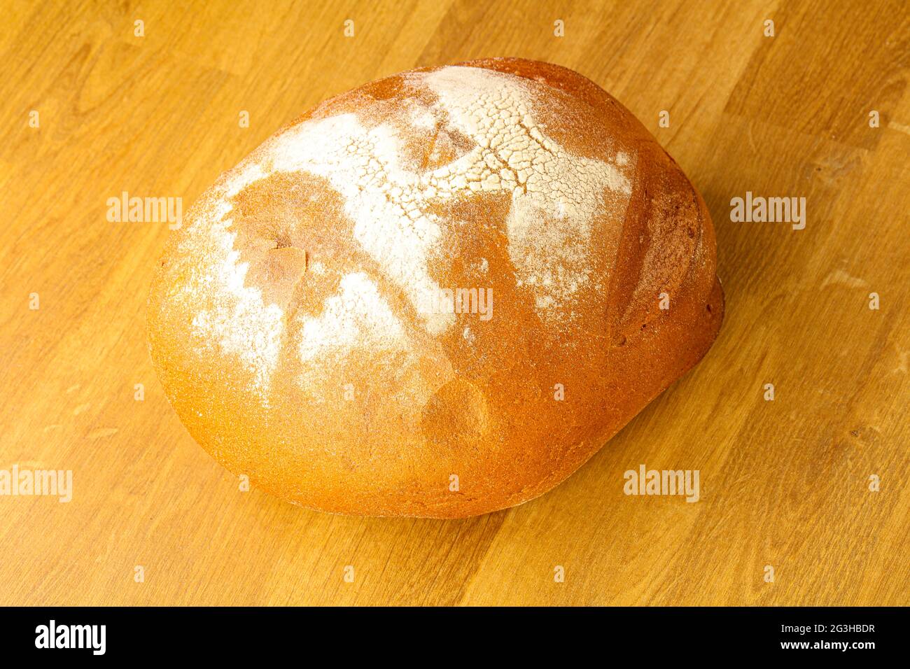 Organic Rye cereal crust bread over board Stock Photo - Alamy