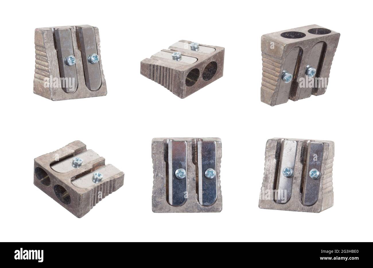 Metal pencil sharpeners hi-res stock photography and images - Alamy