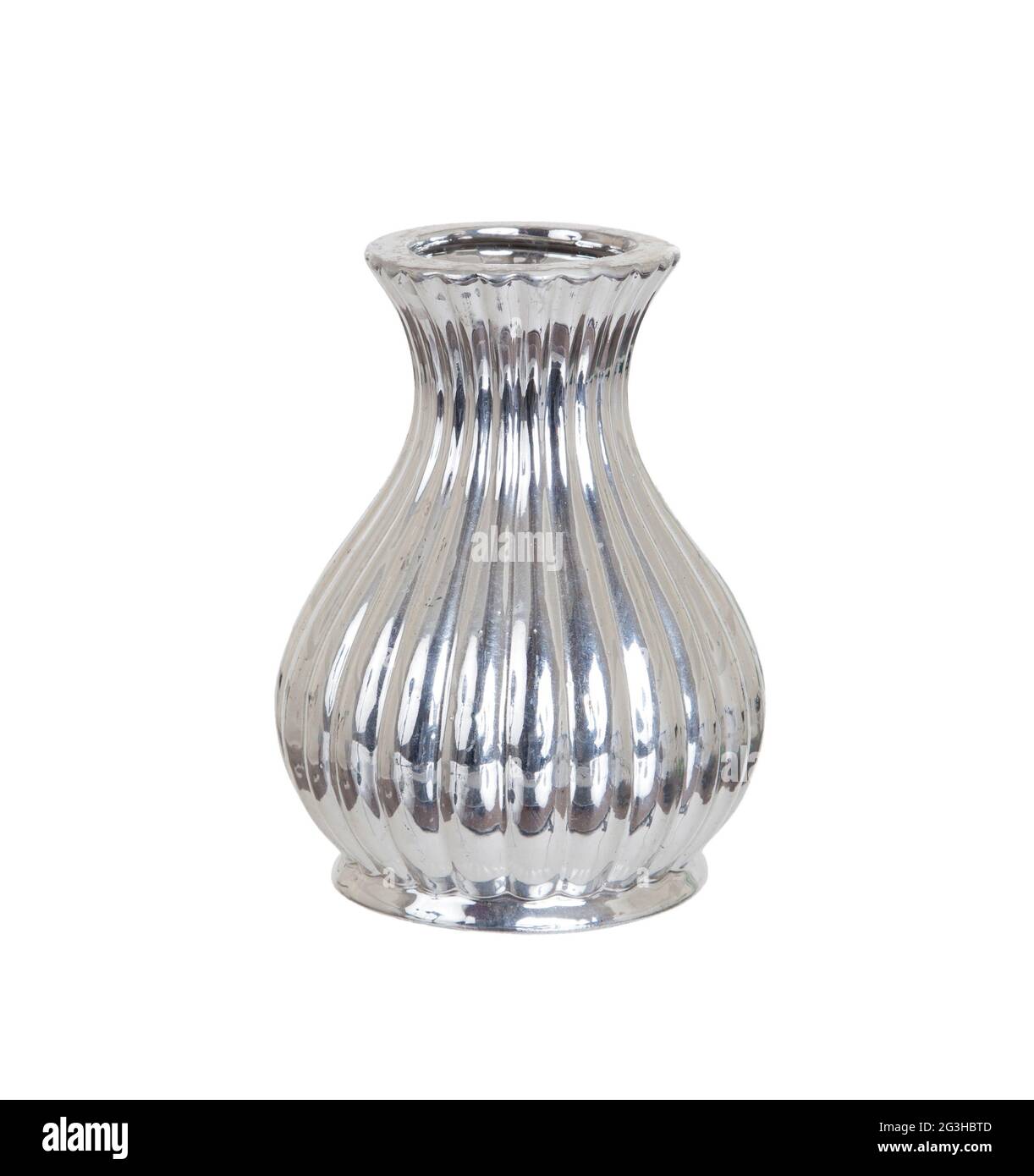 Silver vase isolated Stock Photo - Alamy