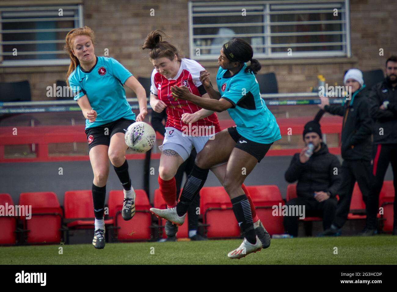 Cheltenham, England 11 April 2021. Vitality Women's FA Cup Third round ...