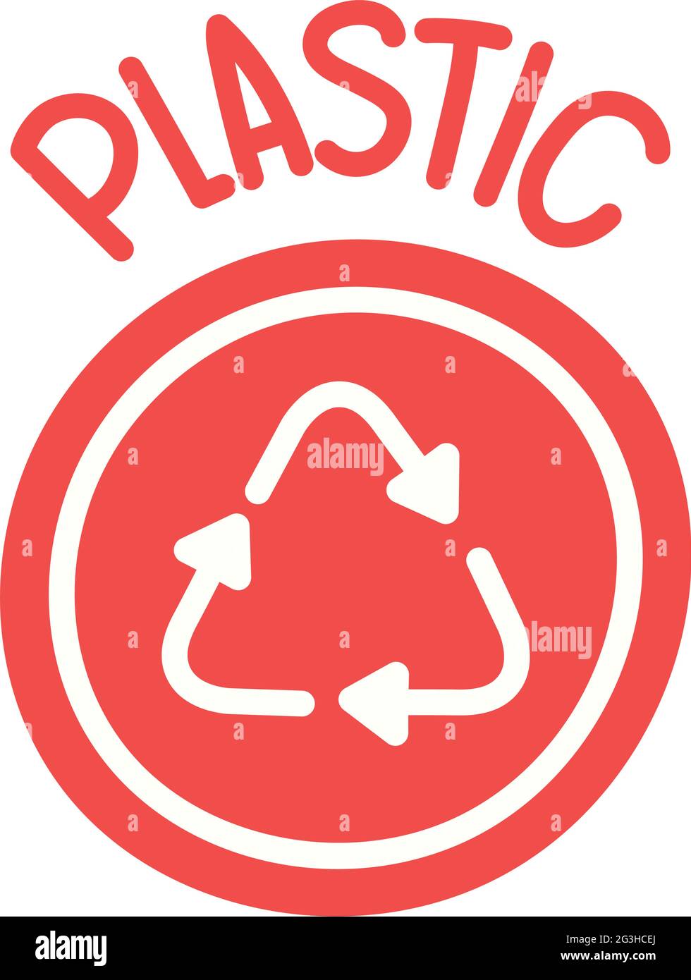 plastic recycling symbol Stock Vector Image & Art - Alamy