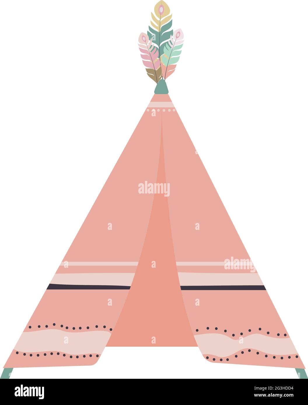 boho tent design Stock Vector Image & Art - Alamy