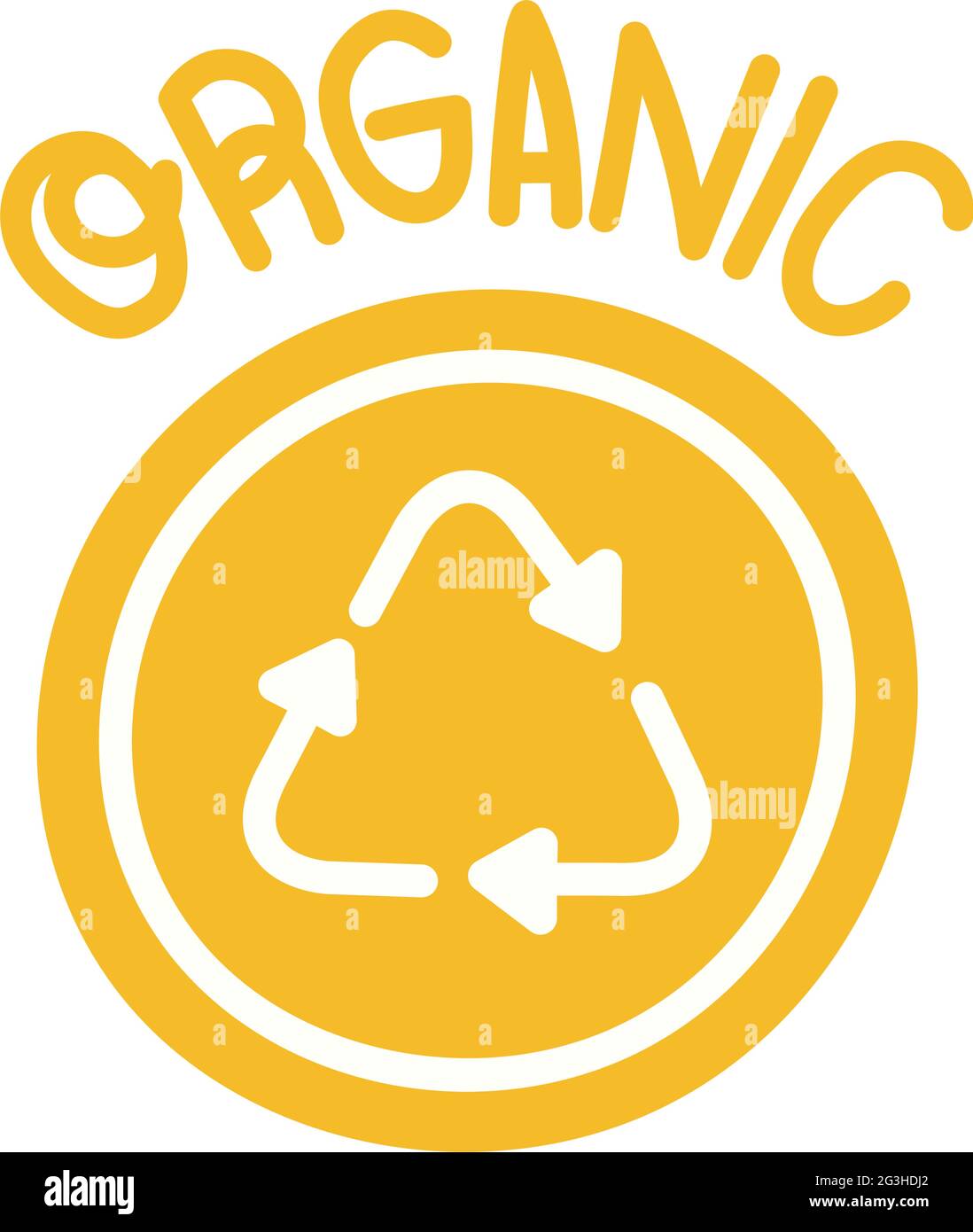 organic recycling symbol Stock Vector Image & Art - Alamy