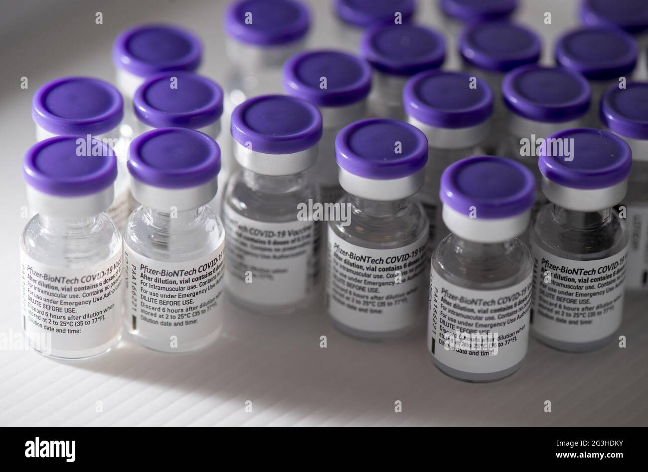 Pfizer BioNTech COVID-19 coronavirus vaccine. Ankara, Turkey on June 16 ...