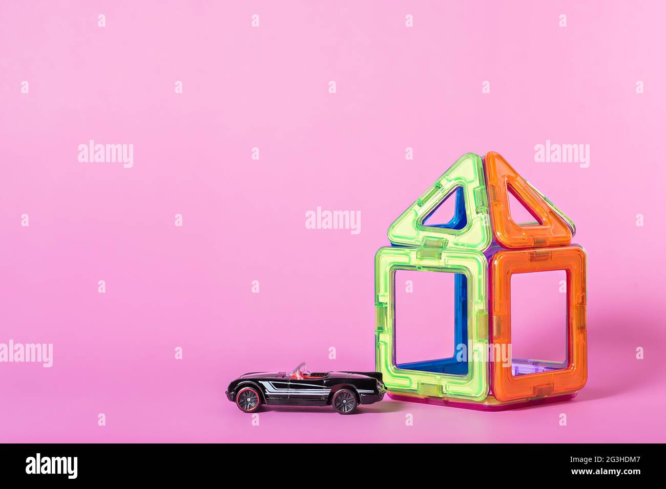 children's magnetic designer for development of motor skills, thinking ...