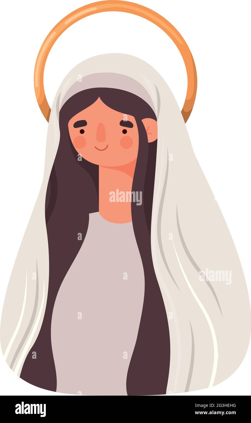 character of mother mary Stock Vector Image & Art - Alamy