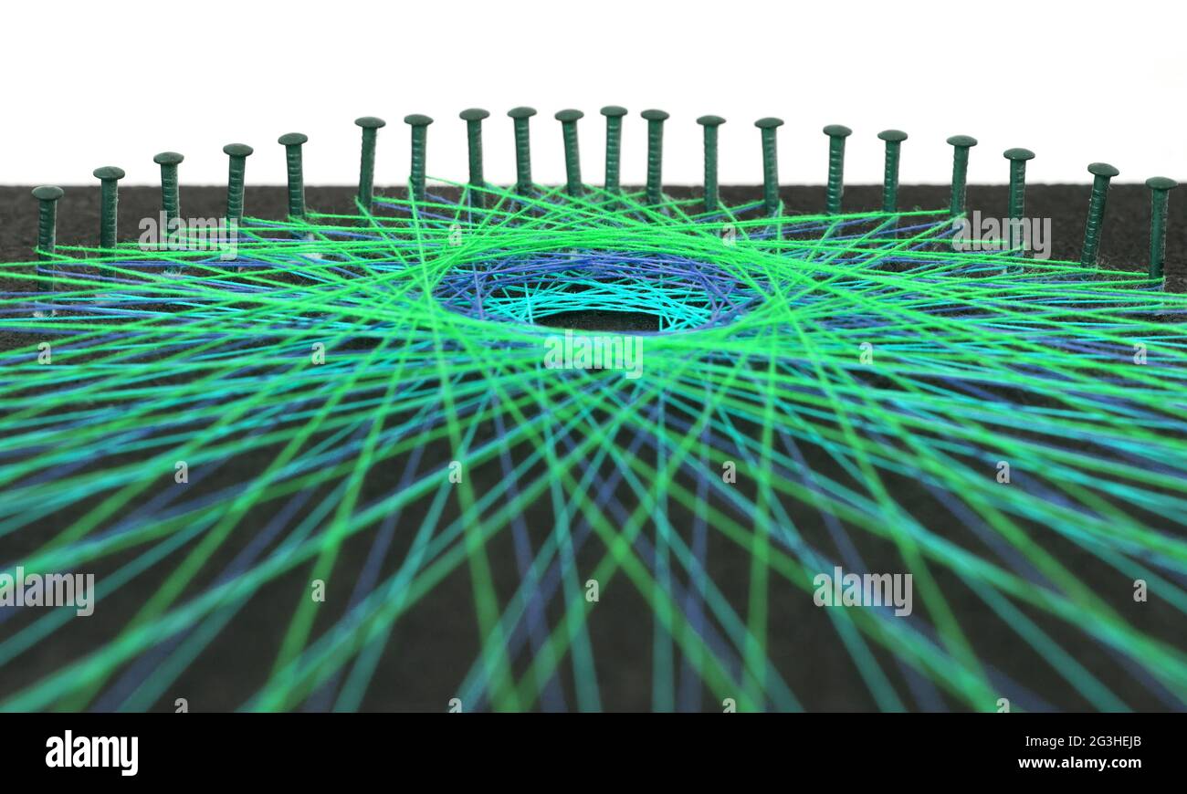 Display of colorful threads Stock Photo - Alamy